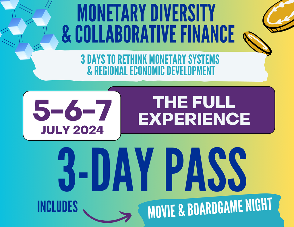 3 day pass | Monetary Diversity